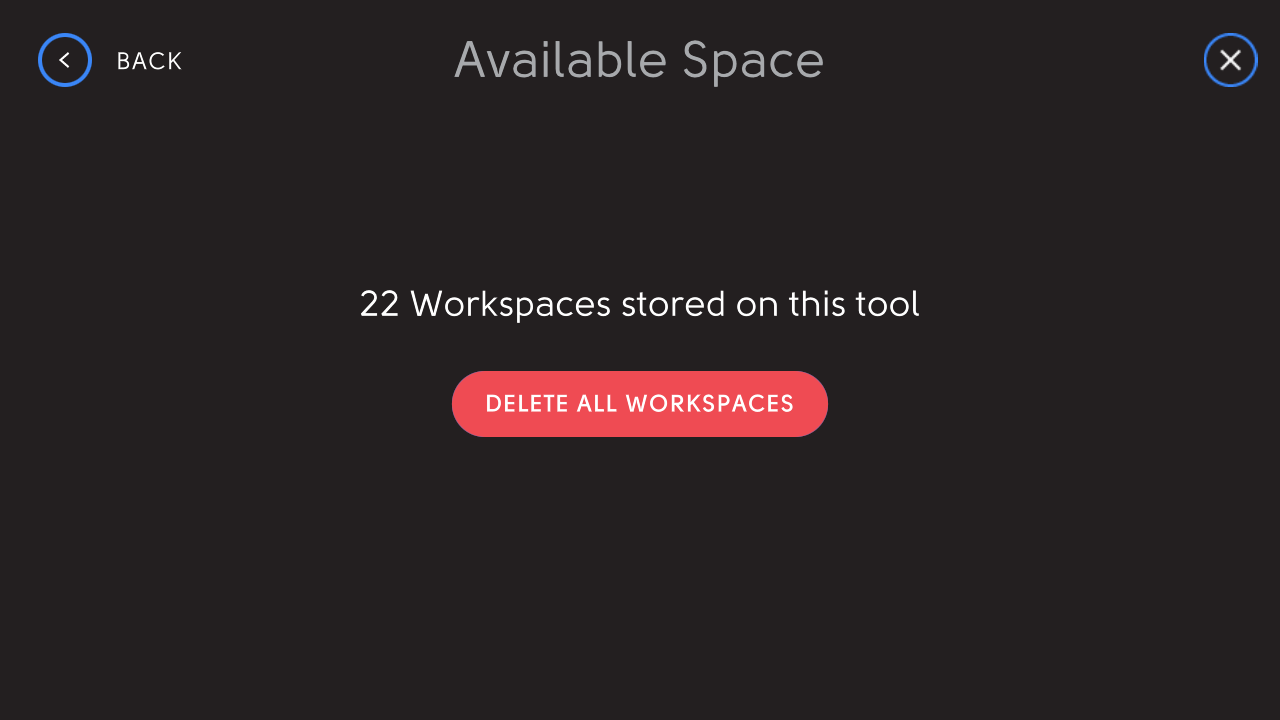 Delete All Workspaces